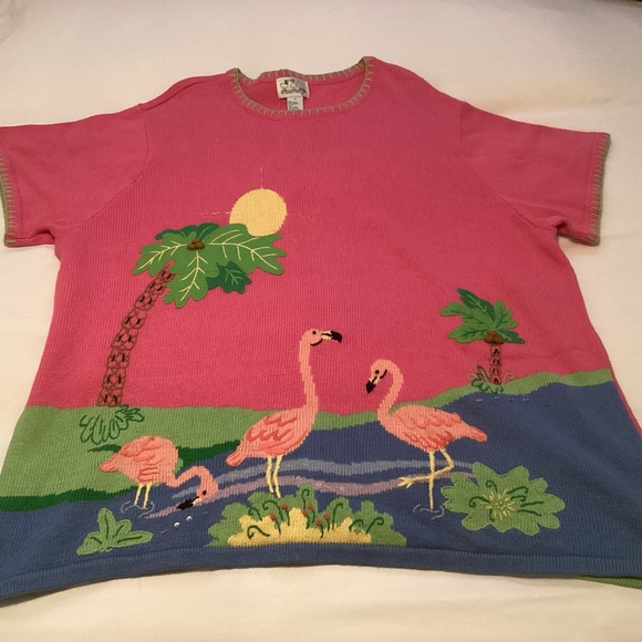 Quacker Factory | Sweaters | Vintage Quacker Factory Short Sleeve ...